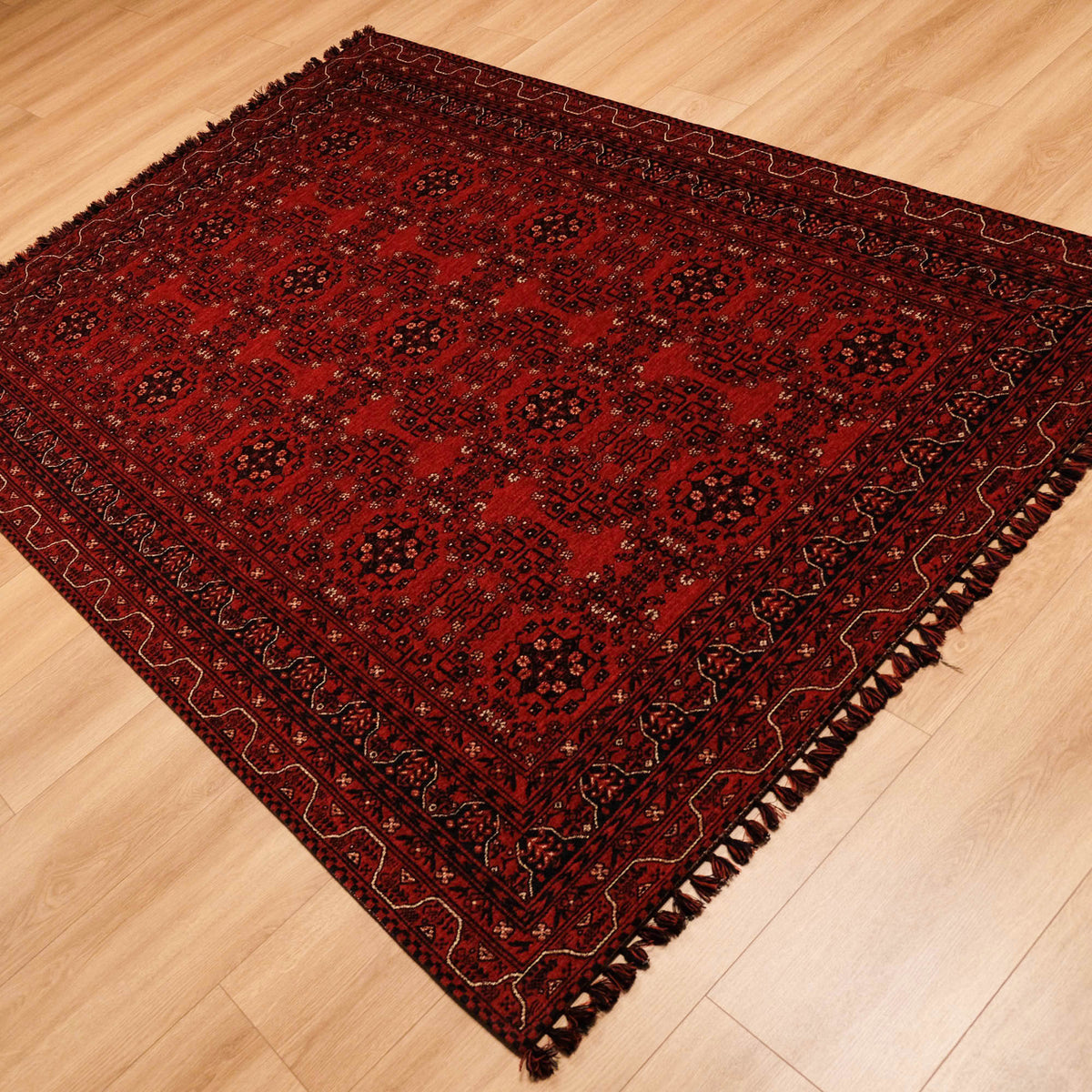 Afghan Turkmen Pattern Traditional Rug - Halicizade – Halicizade Rugs ...